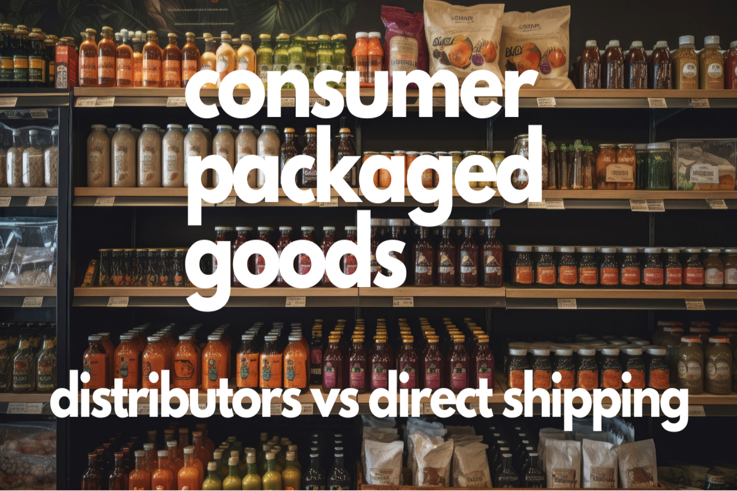 Distributors vs Direct Shipping to Retailers for CPG Products